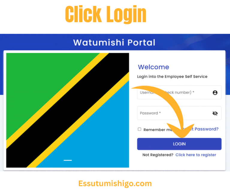 ESS Utumishi Go Tz Login And Registration (Watumishi Portal)